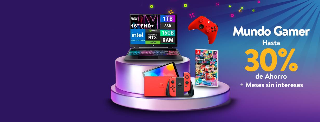 Mundo Gamer en Walmart en línea
