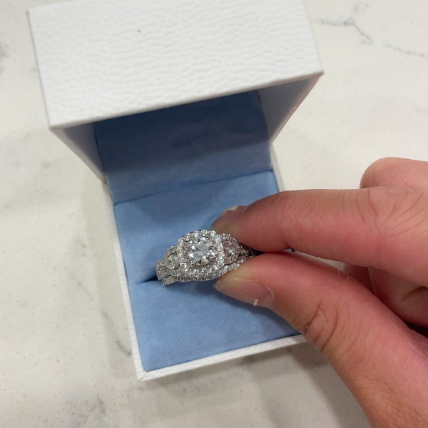 Men Women Sterling Silver Purple CZ Heart Promise Ring 5MM ( Size 4 to ...