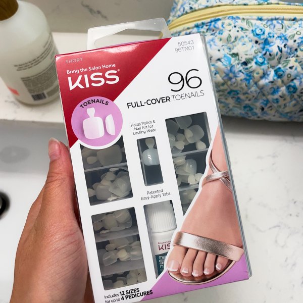 Extra Long Fake Press on Butterfly False Glue on Nails Coffin for Women ...