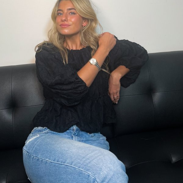 Men's 96B285 Quartz Chronograph Blue Dial Silver-Tone 44.5mm Watch ...