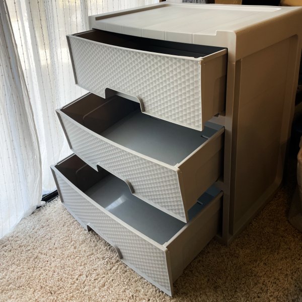 Sterilite Small 3 Drawer Desktop Unit, Plastic, White - Walmart.com