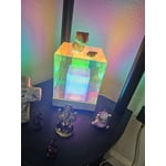 Merkury Innovations Iridescent Infinity Cube Light - Plug-In Multicolor LED Magic Lamp - Walmart.com