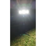 HART Multi-Directional LED 3-Head 7000 Lumen Work Light with Tripod ...