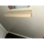 Mainstays Black 18" Wood Floating Shelf - Walmart.com