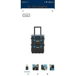 HART Stack System Tool Box with Small Blue Organizer & Dividers, Fits ...