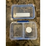 Sistema 1.4 Cup Small Split To Go Food Storage Container, Blue ...
