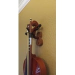 Mahogany Wood Violin Hanger Hook with Bow Holder for Home & Studio Wall ...