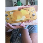 Nintendo Game System - Switch Lite Console, Yellow, Handheld Mode ...