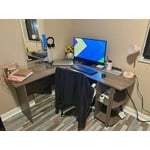 Ameriwood Home Dominic L Desk with Bookshelves, White - Walmart.com