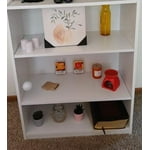 Mainstays 3-Shelf Bookcase with Adjustable Shelves, True Black Oak ...