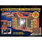Battery Daddy, Double-Sided Battery Storage System with Tester, Holds ...