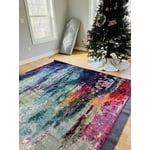 Unique Loom Chromatic Collection Area Rug - Sunset (8' Round Multi ...
