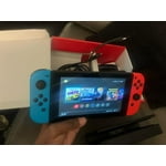 Free Shipping! Nintendo Switch, w Neon Blue and Neon Red Joy-Con ...