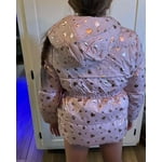 Pink Platinum Girls Heart Foil Hooded Puffer Jacket, Sizes 4-16 ...