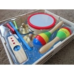 Melissa & Doug Music Makers 7-Piece Wooden Musical Instrument Set ...