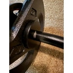 CAP Barbell 47 In. Olympic EZ Curl Bar with Collars, 200lb Capacity ...