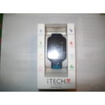 iTech Fusion Unisex Smart Watch & Fitness Tracker Black Case & Black ...