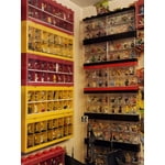 LEGO Minifigure Storage Container, 16 Compartment Display Case, Bright ...