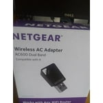 NETGEAR AC600 Dual Band WiFi USB Adapter, up to 433Mbps (A6100-10000s ...