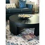 Free Shipping! Beautiful Mod Round Coffee Table, 40 Inch Diameter, Warm ...
