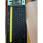 onn Multi-Device Wireless Full-Size Keyboard and 3-Button Mouse Set ...