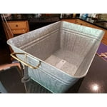 Better Homes & Gardens- Large Rectangle Galvanized Tub BH28-056-099-29 ...