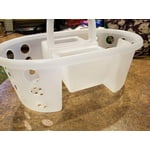 Mainstays Portable Shower Caddy Frosty Plastic - Walmart.com