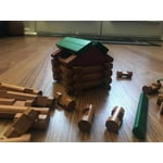 Lincoln Logs Original Wooden Building Set - Classic Meetinghouse with 117 Pieces in Collectible ...