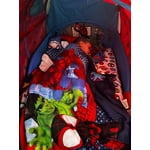 Marvel Spider-Man Sleep and Play Toddler Bed with Tent and Built-In ...