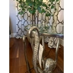 Linon Olivia Round End Metal Octopus Table in Gold - Walmart.com