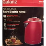 Galanz Retro Electric Kettle, 1.7L, Quick Boil, Heat Resistant Handle ...