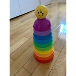 Fisher-Price Baby Stacking & Nesting Cups, Set of 10 Stack & Roll Toys ...