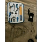Mr. Pen Geometry Set, 13 pcs with compasses, triangles, ruler ...