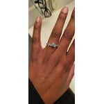 JeenMata 0.50 Carat Round Cut Alexandrite Engagement Ring - Leaf & Vine ...