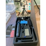 Bower Ultimate Vlogger Kit with 50 LED Light, HD Microphone, Bracket ...