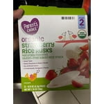 Parent's Choice Strawberry Rice Rusks Baby Snacks, 6+ Months, 12 Pack ...