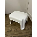Rubbermaid Durable Plastic Sturdy 1-Step Stool, White - Walmart.com