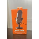 Onn+ USB Dual-Pattern Microphone with Volume Mute Controls 3.5mm ...