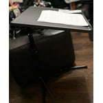 Mainstays Adjustable Folding Table, Black, Recommended for Banquets ...