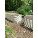 Vego Garden 9.5ft X 2.5ft X 32" 10 in 1 Extra Tall Modular Oval Metal ...