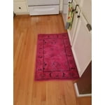nuLOOM Leaflet Fountain Boho Wool Accent Rug, 2' x 3', Pink - Walmart.com