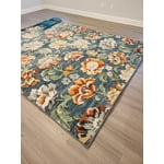 Simply Southern Cottage Franklin Floral 2' X 8' Runner Grey Area Rug ...
