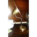 Mainstays LED Desk Lamp, Flexible Metal Gooseneck, Gold - Walmart.com