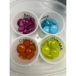 Akasha Decorative Tropical Glass Gems, 38 oz. Jar, Multicolor - Walmart.com