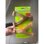 Benebone Essentials 2-Pack Wishbone Bacon & Chicken M/L - Walmart.com