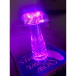 Xtreme Lit Neon Multi-Color Mushroom LED Tabletop Touch Lamp, with ...