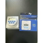 Autopilot 7 Day Dual Outlet Digital Programmable Light Timer Controller ...