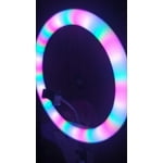 Bower 16-inch LED Ring Light Kit; RGB, White Modes, Effects, USB Remote ...