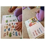 school skills activity books: Preschool Activity Book Trucks, Cars, and ...