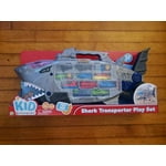 Kid Connection Shark Figure and Vehicle Transporter Play Set, 18 Pieces ...